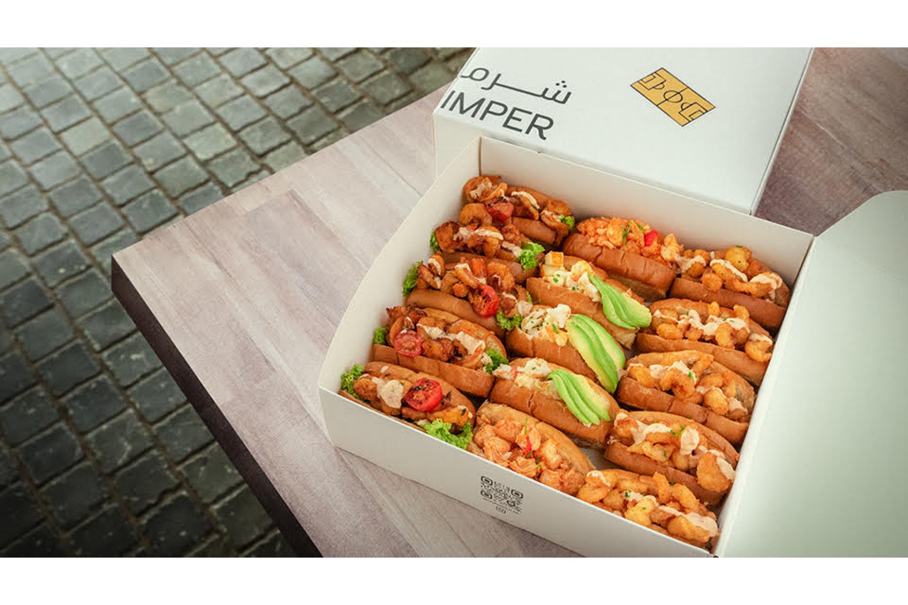 Cheering mini sandwich box 15 pcs